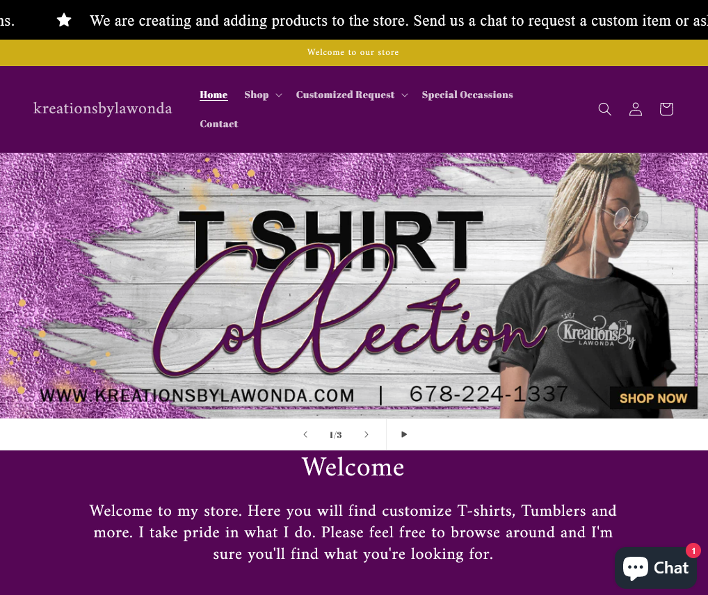 Shopify Website Revamp – Craftolistic Unlimited